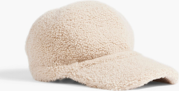 Karl Donoghue Shearling baseball cap - ShopStyle Hats