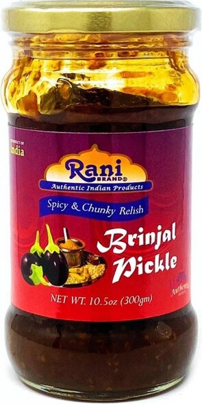 Rani Brand Authentic Indian Foods Brinjal (Eggplant) Pickle Mild (Achar ...