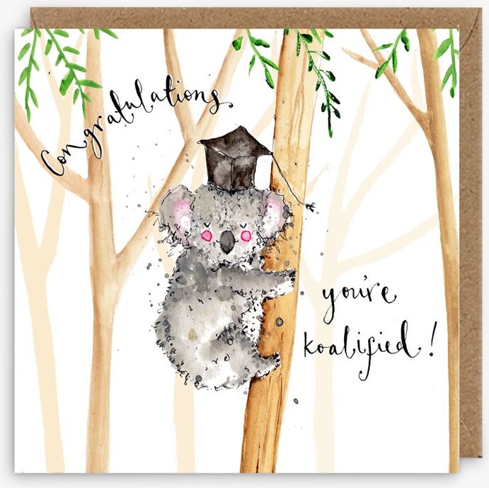 Louise Mulgrew Designs Koala Graduation Card - ShopStyle Artwork