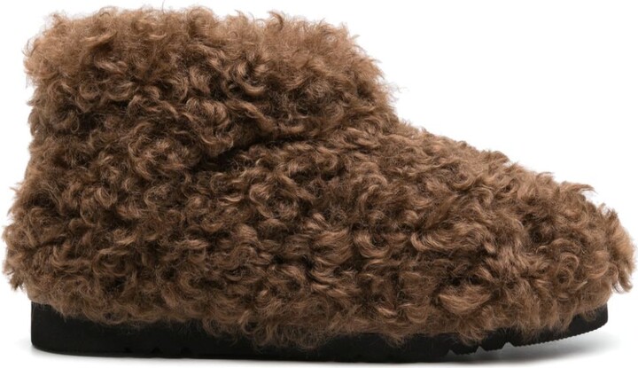 Stand Studio Olivia faux-shearling boots - ShopStyle