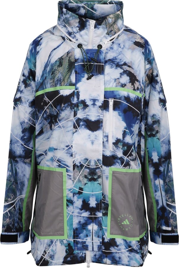 adidas by Stella McCartney Oversize Multicolor Jacket - ShopStyle