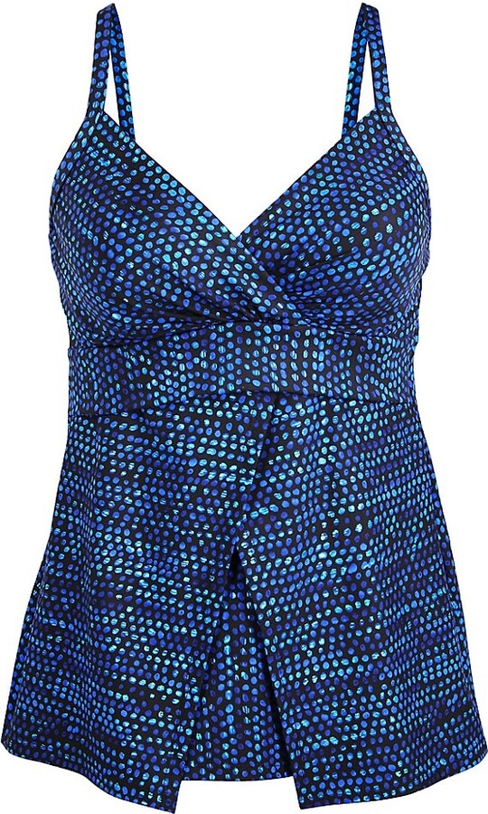 Miraclesuit Dot Com Cleo Tankini Top - ShopStyle Two Piece Swimsuits