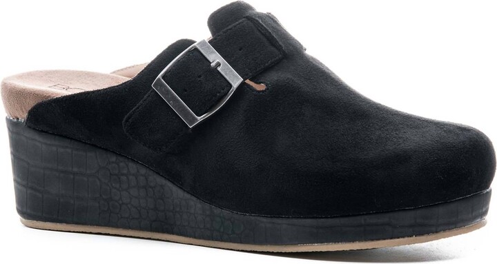 Corkys Footwear Banks Clogs in Black Suede - ShopStyle
