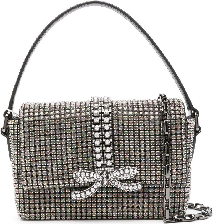 Self-Portrait Multi Rhinestone Chainmail Micro Bag Bags - ShopStyle