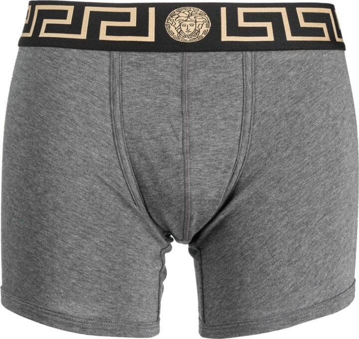 Versace Logo-Waist Boxer Briefs - ShopStyle