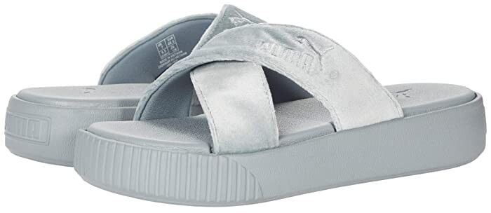 Puma Platform Slide Velvet - ShopStyle