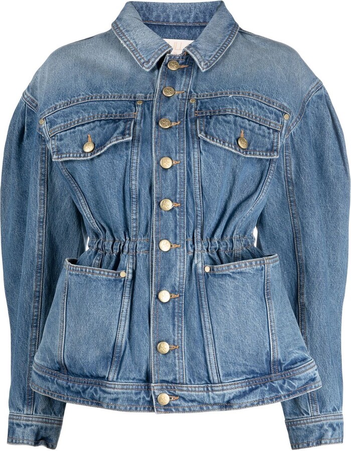 Ulla Johnson Balloon-Sleeve Denim Jacket - ShopStyle