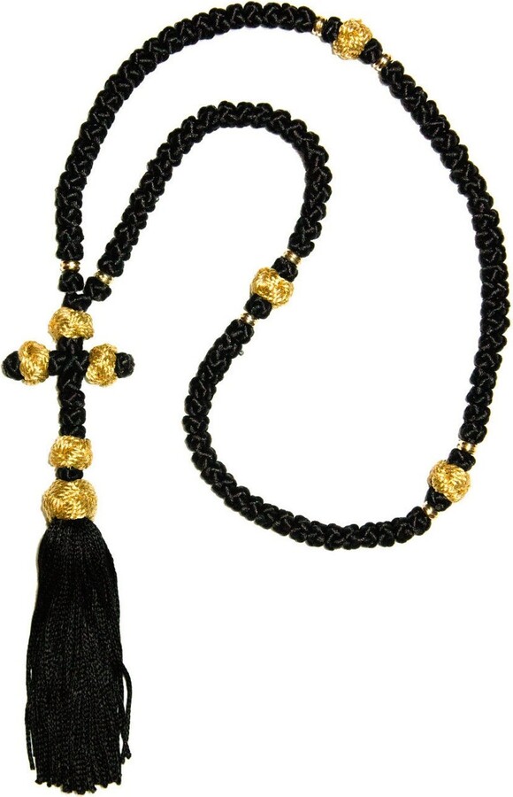 Etsy Prayer Rope 100 Knots in Black & Gold Color For Hand Prayers ...