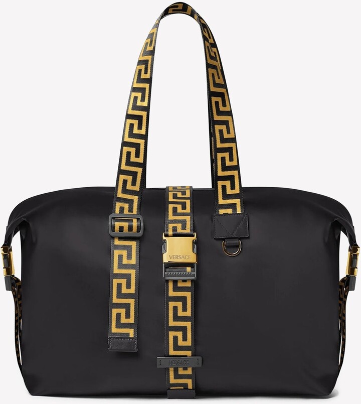 Versace Greca Pattern Straps Travel Bag - ShopStyle Briefcases