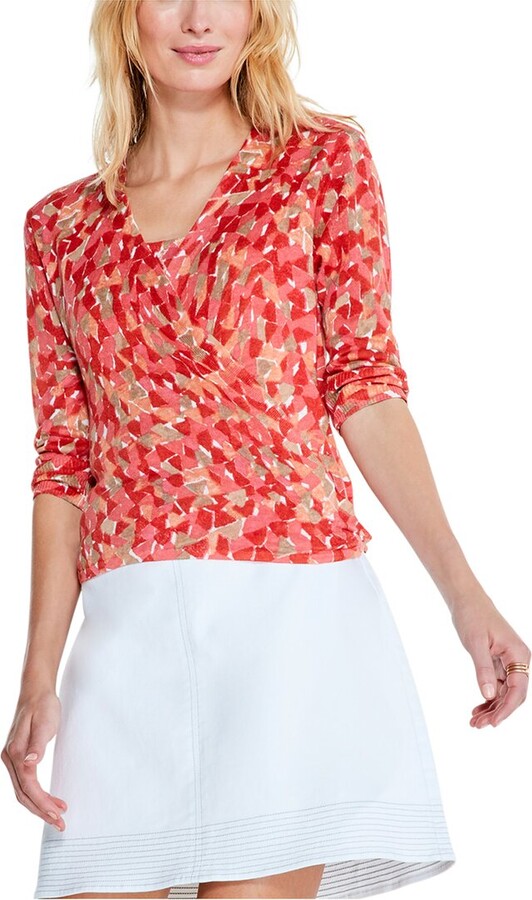 Nic+Zoe Sun Burst 4-Way Linen-Blend Cardigan - ShopStyle