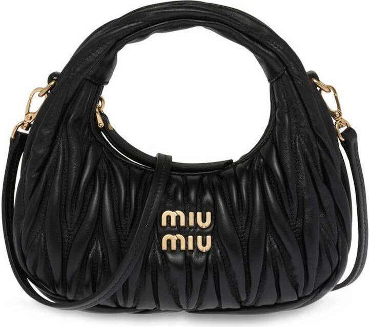 Miu Miu mini Wander matelassé shoulder bag - ShopStyle