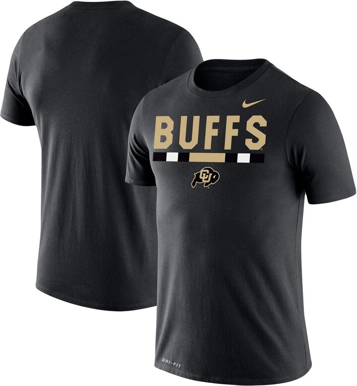 Nike Men's Black Colorado Buffaloes Team DNA Legend Performance T-Shirt ...