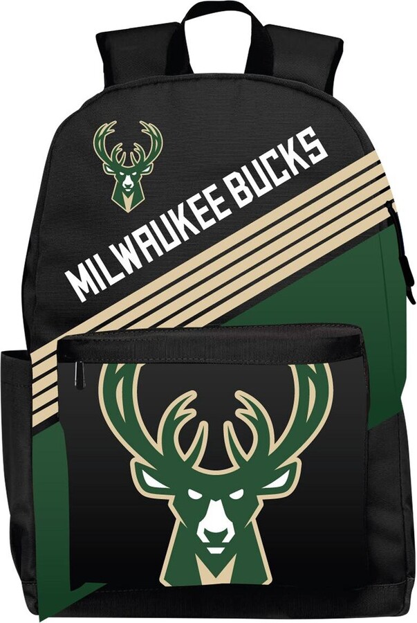 Mojo Licensing Milwaukee Bucks Ultimate Fan Backpack - Black, Green ...