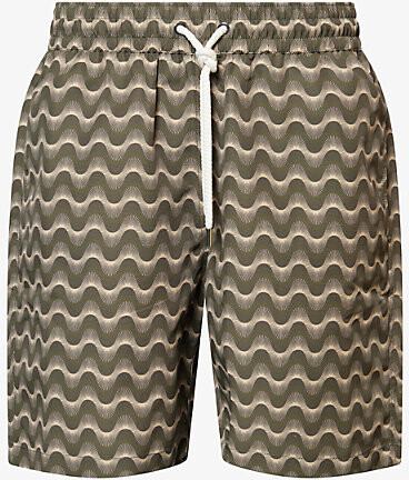 Frescobol Carioca Mens Dark Olive & Dried Moss Raio Do Sol Santos Board ...