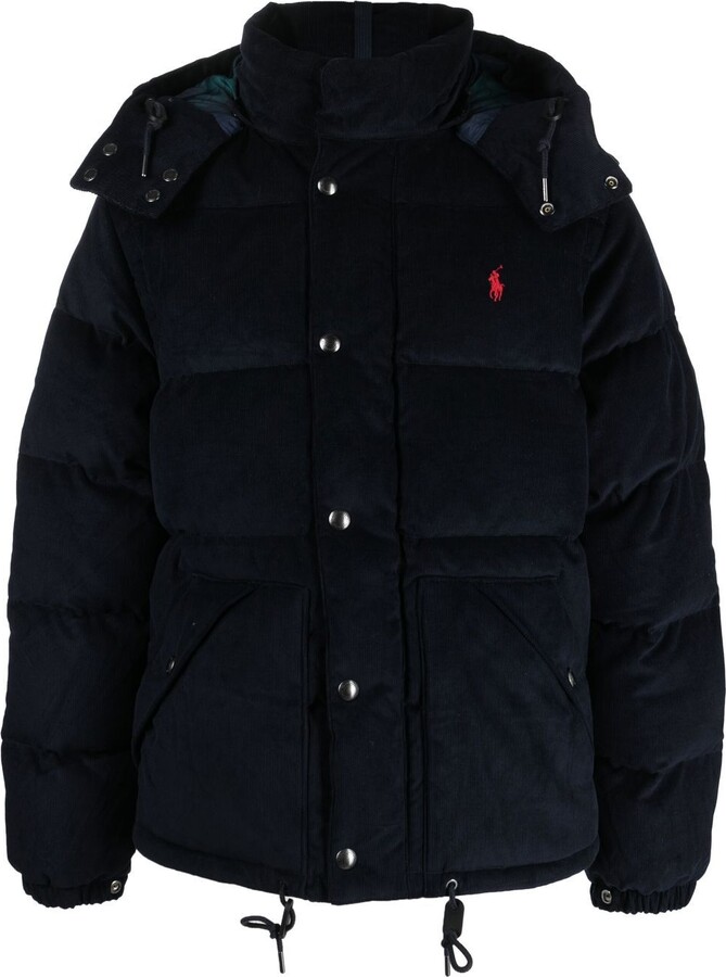 Polo Ralph Lauren Polo Pony motif puffer jacket - ShopStyle