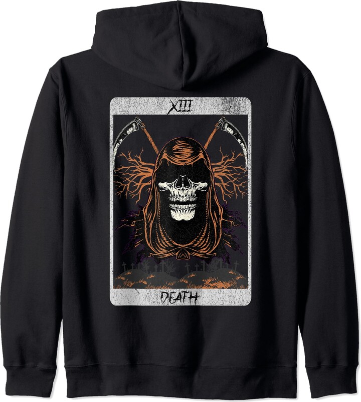 Vintage Tarot Card Death Grim Reaper Occult Satan Vintage Death Tarot ...