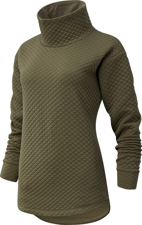 New Balance NB Heat Loft Quilted Tunic Top - ShopStyle