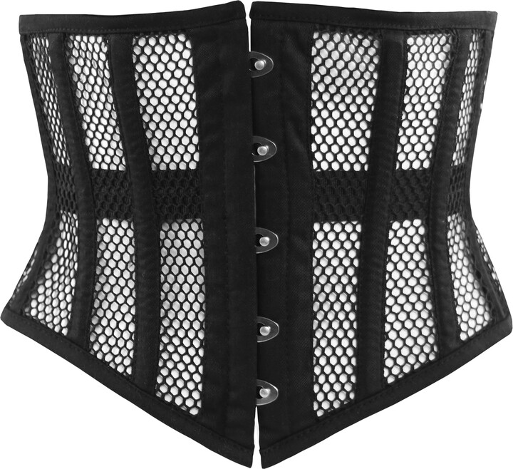 ZOCUZO Women's Short Torso Steel Boned Corset Heavy Duty Waist Training ...