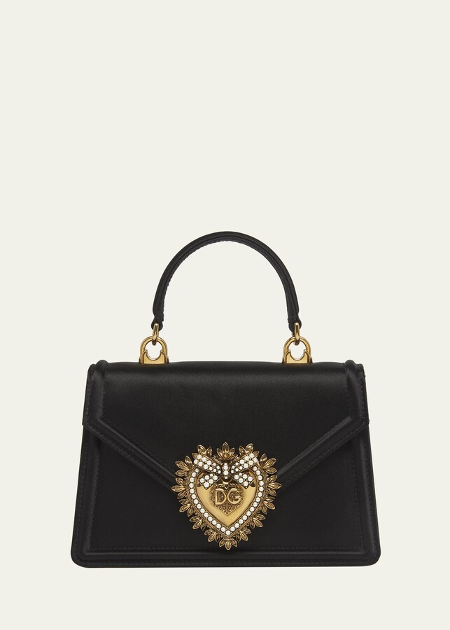 Dolce & Gabbana Devotion Mini Satin Top-Handle Bag - ShopStyle
