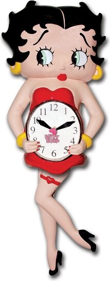 Collections Etc. Collections Etc Betty Boop 3D Animated Analog Wall ...