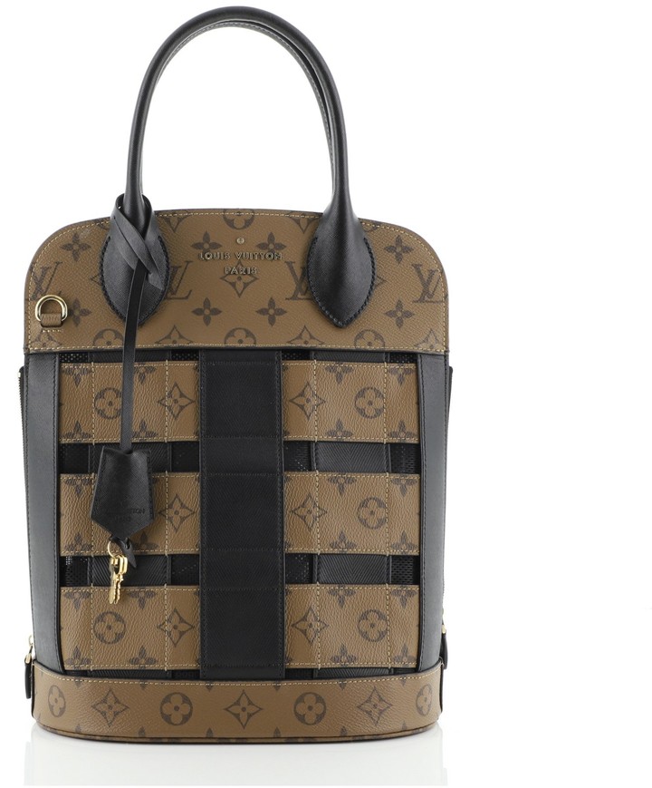 Louis Vuitton Tressage Tote Reverse Monogram Canvas MM - ShopStyle