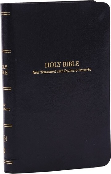 KJV Holy Bible: Pocket New Testament with Psalms and Proverbs, Black ...