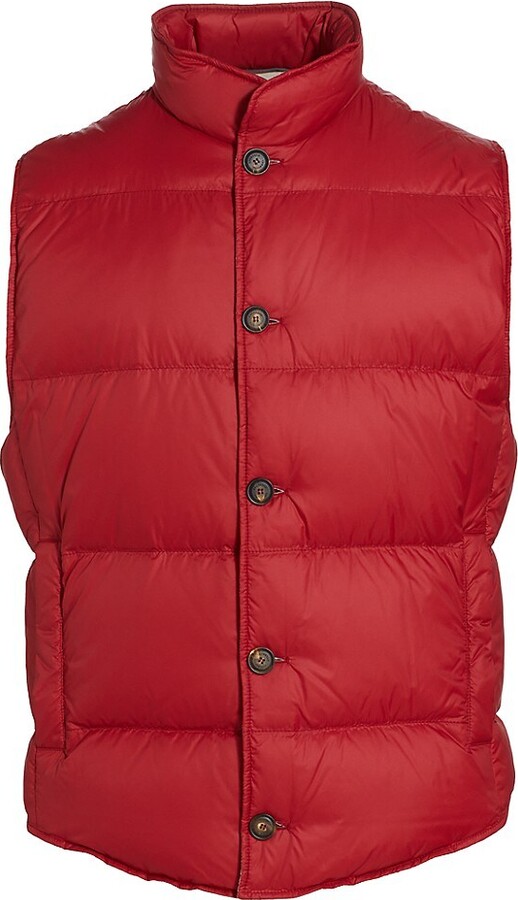 Brunello Cucinelli Water-Resistant Padded Nylon Vest - ShopStyle Outerwear