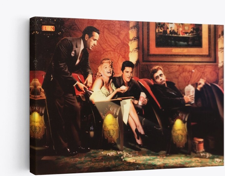 Etsy James Dean Humphrey Bogart Marilyn Monroe Elvis Presley Legends ...
