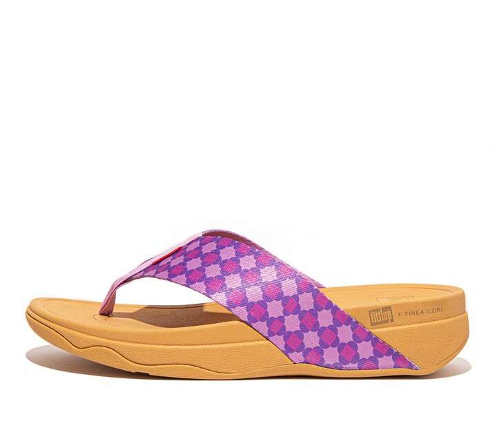 FitFlop Surfa X Yinka Ilori Toe-Post Sandals - ShopStyle