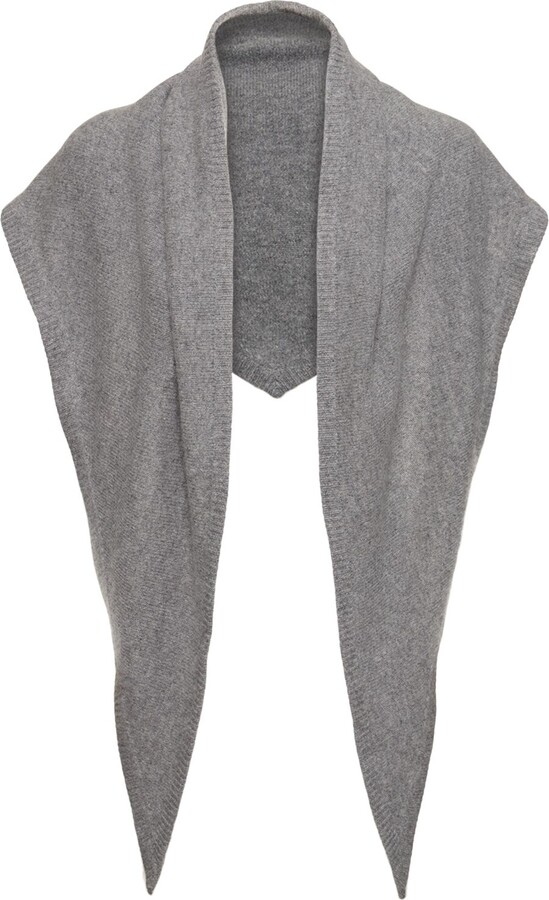 Totême Triangle wool & cashmere scarf - ShopStyle Scarves & Wraps