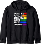 Cute Couple Gay Pride Stuff Flag Aesthetic Fashion Don't Be Afraid to ...