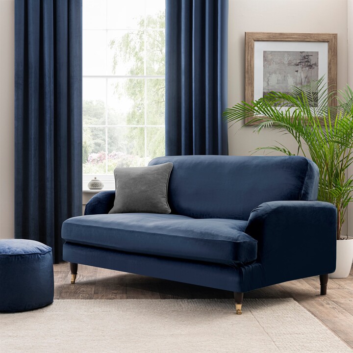Dunelm Isla Two Seater Sofa Cover Midnight Blue Isla - ShopStyle Slipcovers