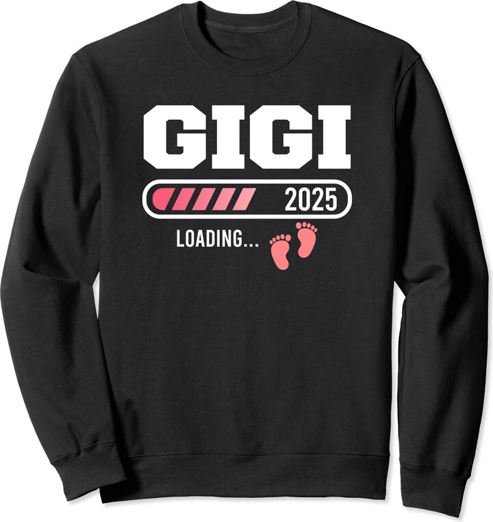 Gigi Funny Mother's Day Outfits Gigi Est 2025 Soon To Be New Gigi Funny Mother's Day Sweatshirt ...