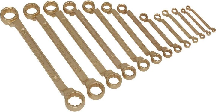 Loops 13 Piece Combination Ring End Spanner Set - Non Sparking ...
