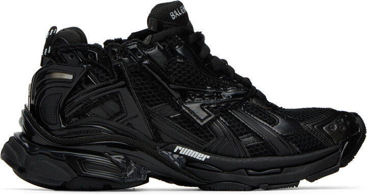 Balenciaga Black Runner Sneakers - ShopStyle