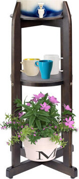 Rebrilliant Natural Solid Wood Water Dispenser Floor Stand (32.8" Hight ...