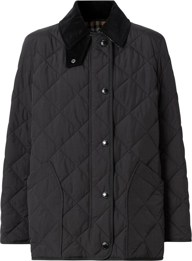 Burberry Nylon quilted jacket - ShopStyle