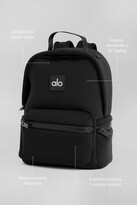 Alo Yoga | Stow Backpack in Black/Silver - ShopStyle
