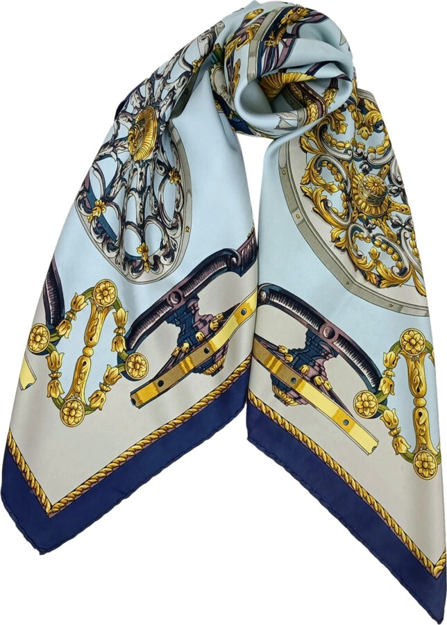Hermes Silk neckerchief - ShopStyle Scarves & Wraps