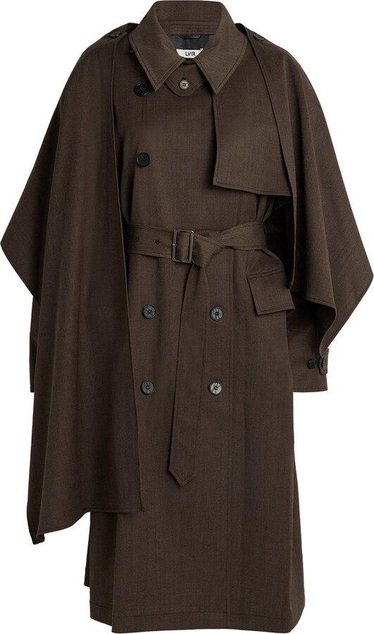 LVIR Cape Trench Coat - ShopStyle Outerwear