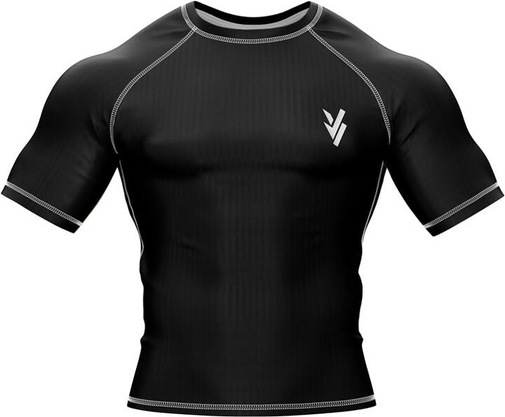 Vigor Vibe Rashguard BJJ Running Cycling UPF 50+ Baselayer Compression ...