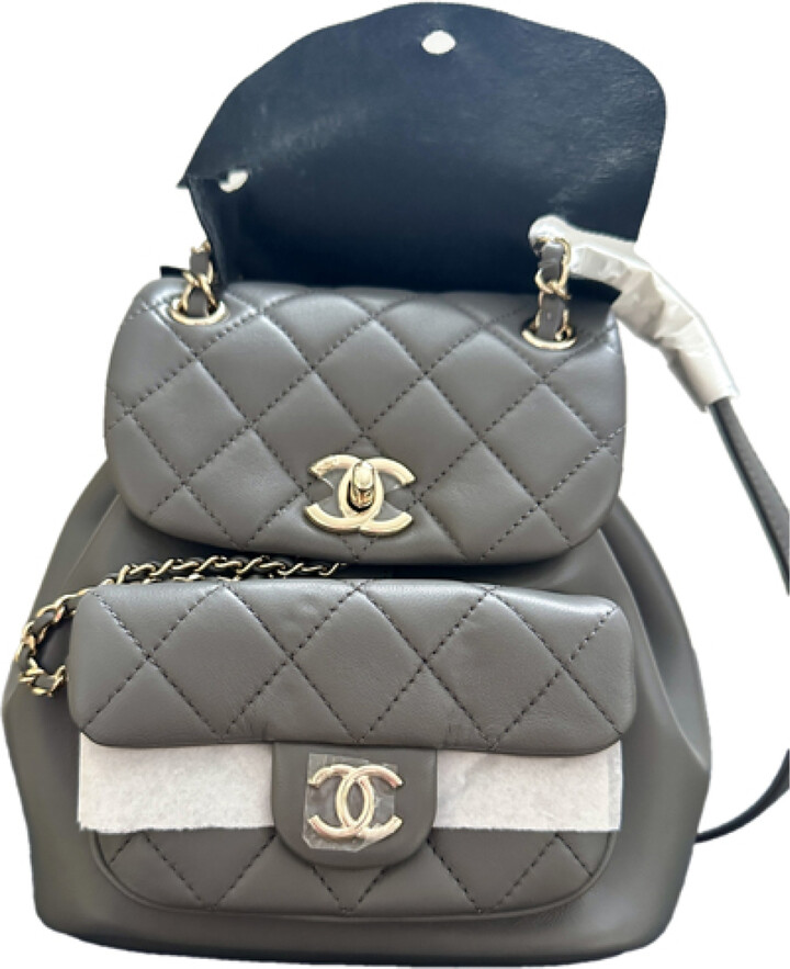 Chanel Duma leather backpack - ShopStyle