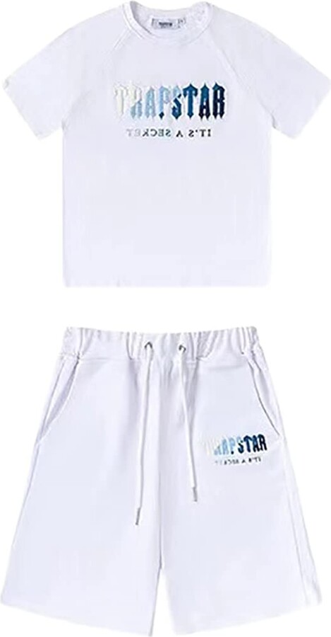 Silver Basic Trapstar Tracksuit Mens Trapstar Embroidered T Shirt and ...