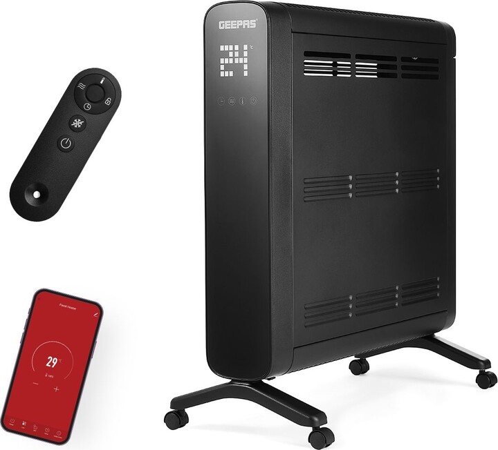 Geepas 2000W Smart Convector Heater WiFi Enabled with Timer 2000W ...