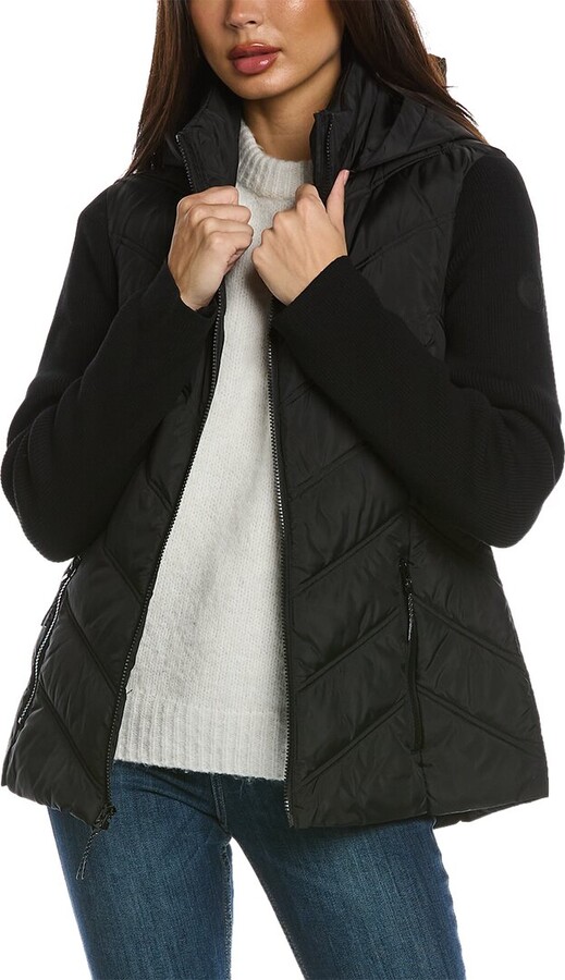 Nautica Chevron Quilted Combo Jacket - ShopStyle
