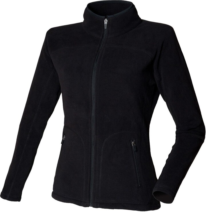 Skinni Fit Skinnifit Womens Microfleece Jacket Black 16 - ShopStyle