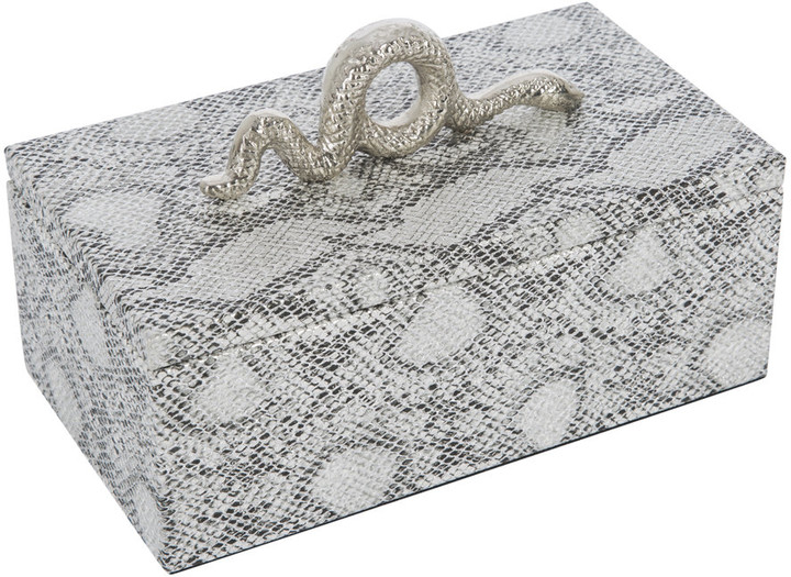 Luxe - Snake Box - Silver - ShopStyle