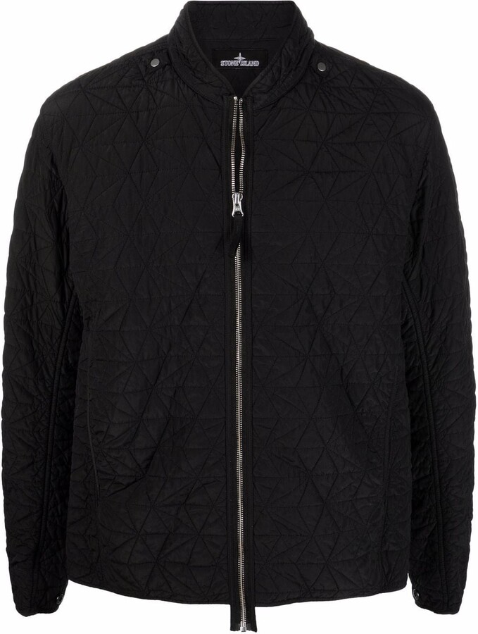 Stone Island Shadow Project Quilted-Finish Bomber Jacket - ShopStyle