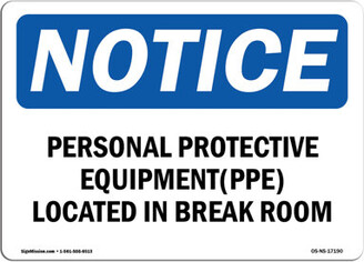 SignMission Personal Protective Equipment (PPE) Located Sign ...