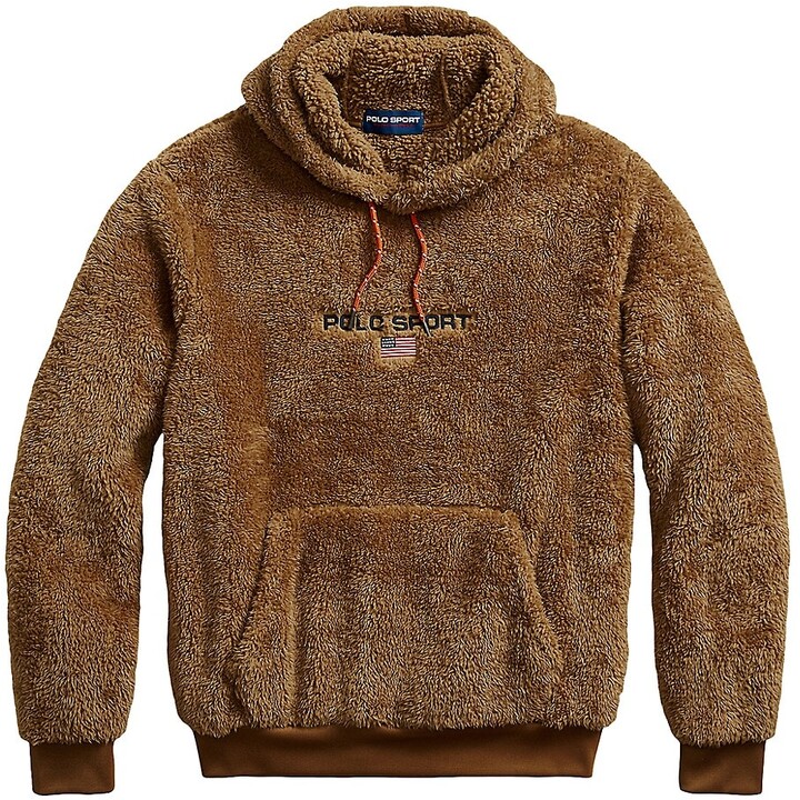 Polo Ralph Lauren Curly Hi-Pile Logo Hoodie - ShopStyle